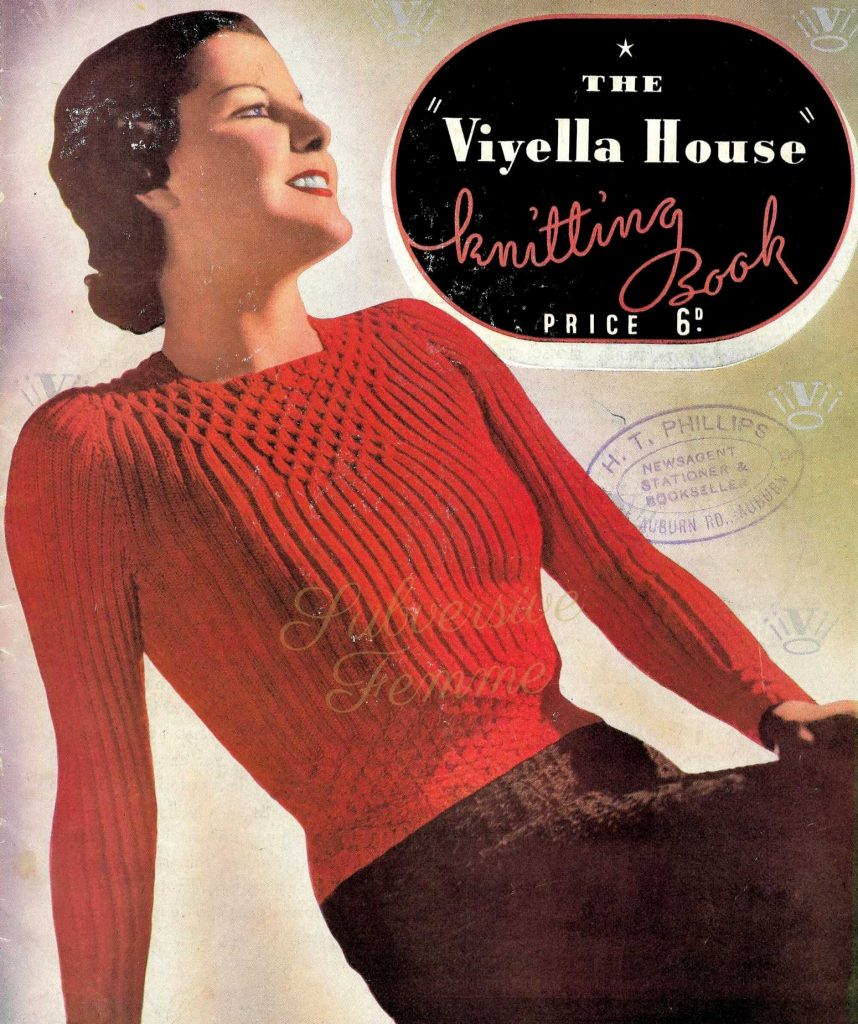 Entire 1930s Viyella House Knitting Book (first edition) - Vintage ...
